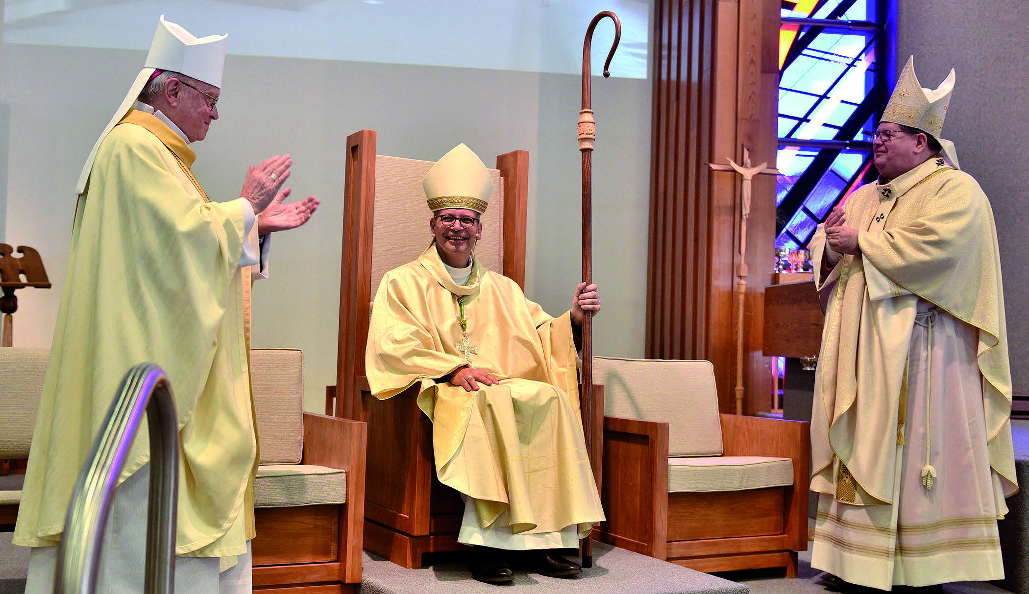 Mgr Pierre Goudreault, nouvel évêque de Sainte-Anne