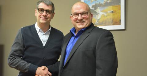 Éric Duhaime de passage à Montmagny