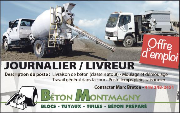 Journalier / Livreur